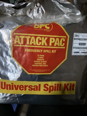 V178 SPC EMERGENCY SPILL KIT STOP SPILLS ATTACK PAC NEW | eBay