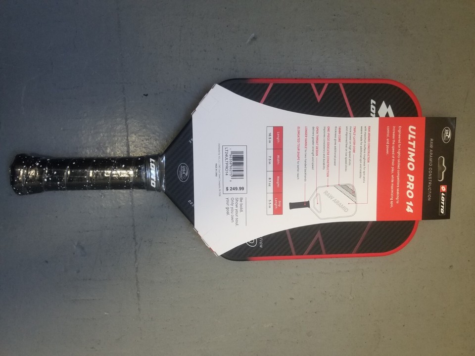 Lotto Ultimo Pro 14mm - Pickleball Paddle | Brand New! +Free Shipping ...