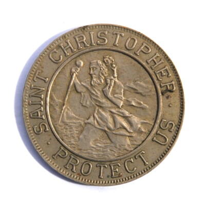 Saint Christopher Protect us Token | eBay