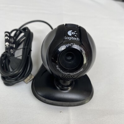Logitech Right Light & Right Sound USB Webcam V-UCR45 1.3 MegaPixel | eBay