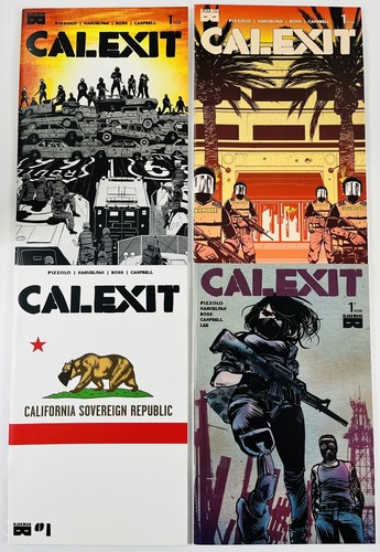 SET OF 4 CALEXIT #1 + B,K,SP VARIANTS BLACK MASK 2017 VHTF NM/NM+ | eBay