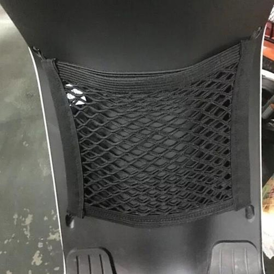 Cargo Net Motorcycle Helmet Mesh Luggage Tie Down Adjustable Black ...