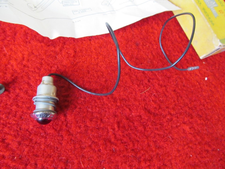 1964-1967 Olds Cutlass 442 NOS GM Hand Emergency Brake Signal Set ...