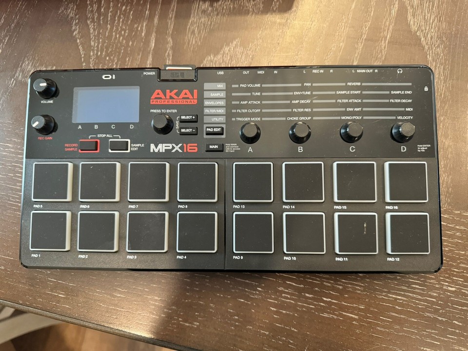 Akai MPX16 Sampler SD Sample Recorder and Player 694318016411 | eBay