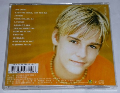 AARON CARTER OH AARON CD ALBUM *MEGA RARE COLLECTOR'S ITEM* ASIAN ...