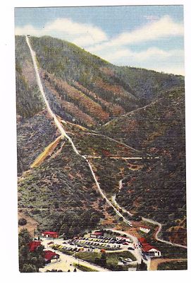 MT. MANITOU SCENIC INCLINE RAILWAY--MANITOU SPRINGS COLORADO ...