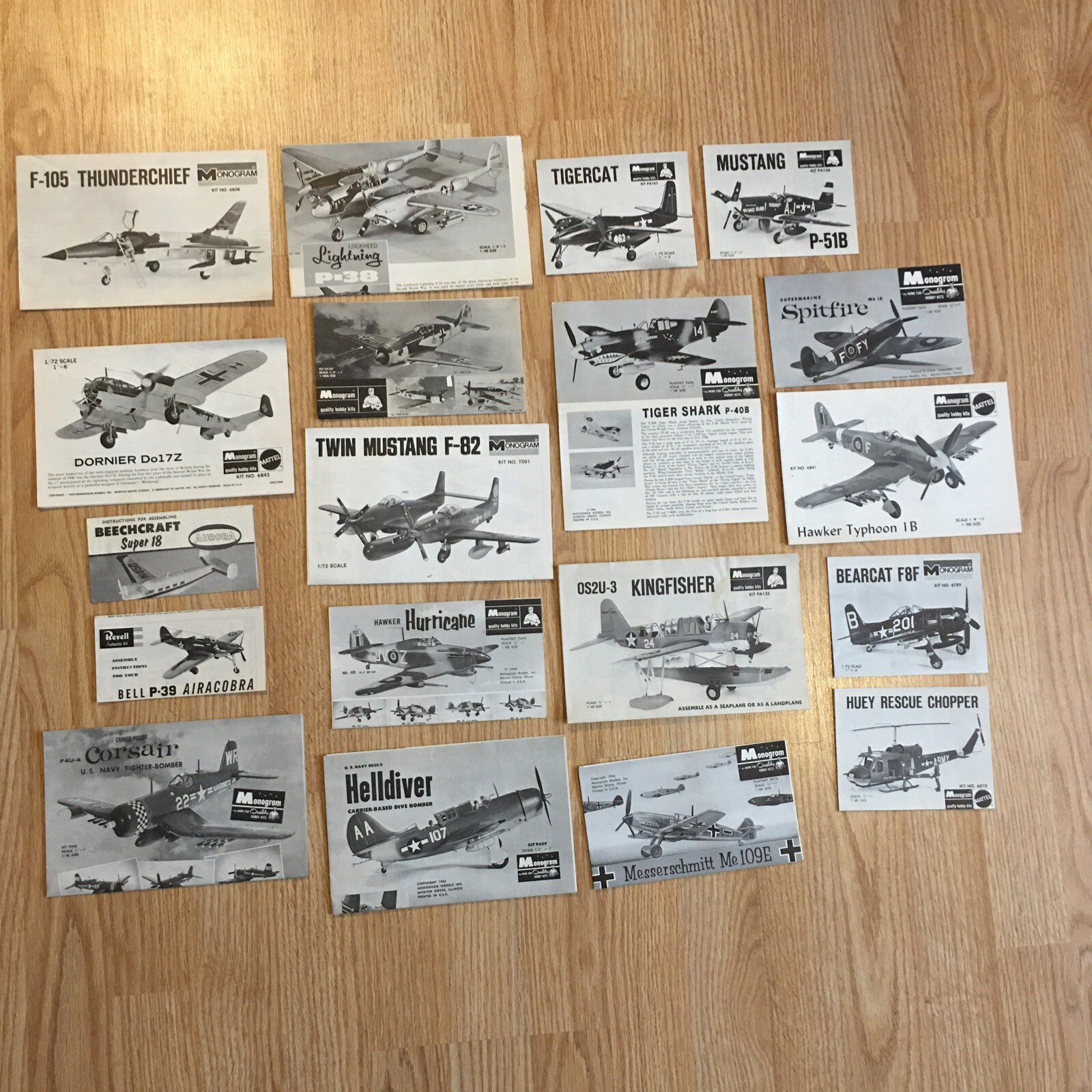 vintage model kit airplane instructions | eBay