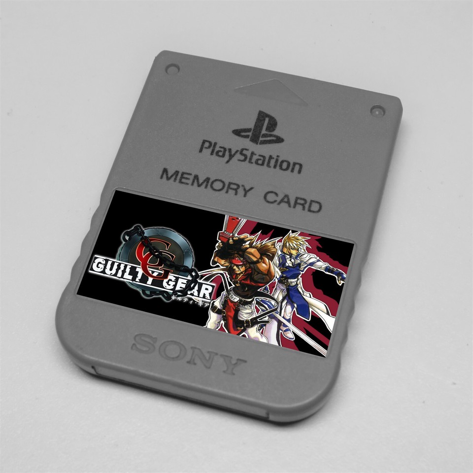 Custom PlayStation 1 (PS1) Memory Card Stickers - Catalog #2 - You Pick ...