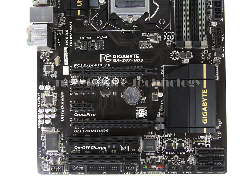 Gigabyte Motherboard GA-Z87-HD3, LGA 1150, Intel Z87 Chipset, DDR3 ...