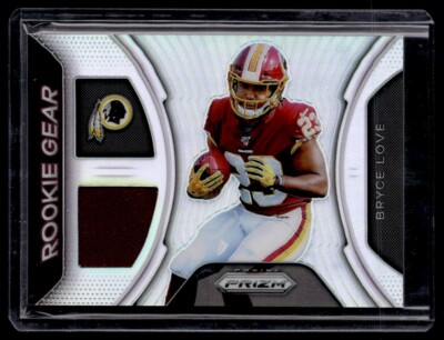 2019 Panini Prizm Rookie Gear Bryce Love Patch Washington Redskins #RG ...