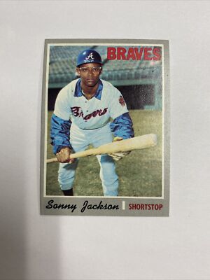 1970 Topps Baseball Sonny Jackson Atlanta Braves Card #413 | eBay