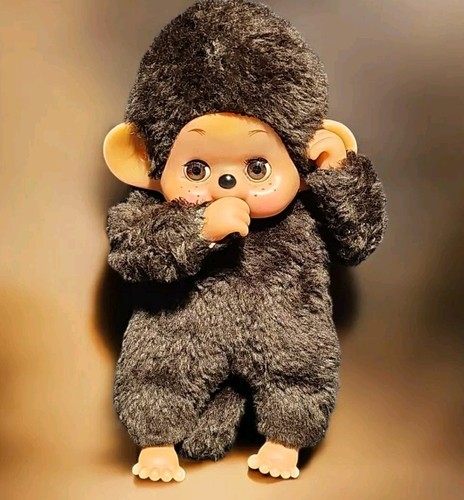 Vintage 70s Monchhichi Monchichi TOTSY Plush Sleepy Eye Rattle Thumb ...