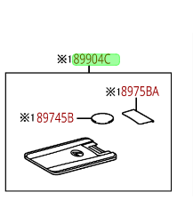 Genuine Toyota OEM Card Key Keyless Entry Transmitter 8990H-A1010 | eBay