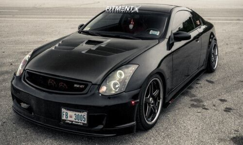 19'' Vertini RFS2.2 Gunmetal Staggered wheels rims for Nissan 350Z 370Z ...