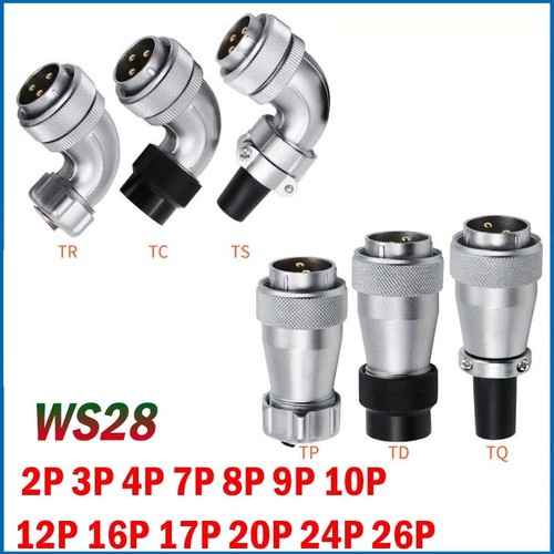 Aviation Plug TP/TD/TQ/TR/TC/TS WS28-2/3/4/7/8/9/10/12/16~26P Male ...