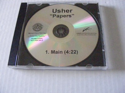 Usher "Papers" CD Promo Single In N/M-. LaFace Records. 2009. Main 4:22 ...