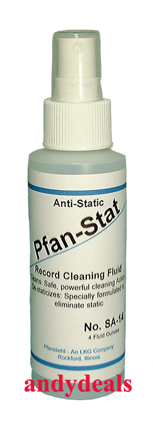 Pfanstiehl Pfan-Stat LP Vinyl Record Album Anti-Static Cleaner, 4 oz ...