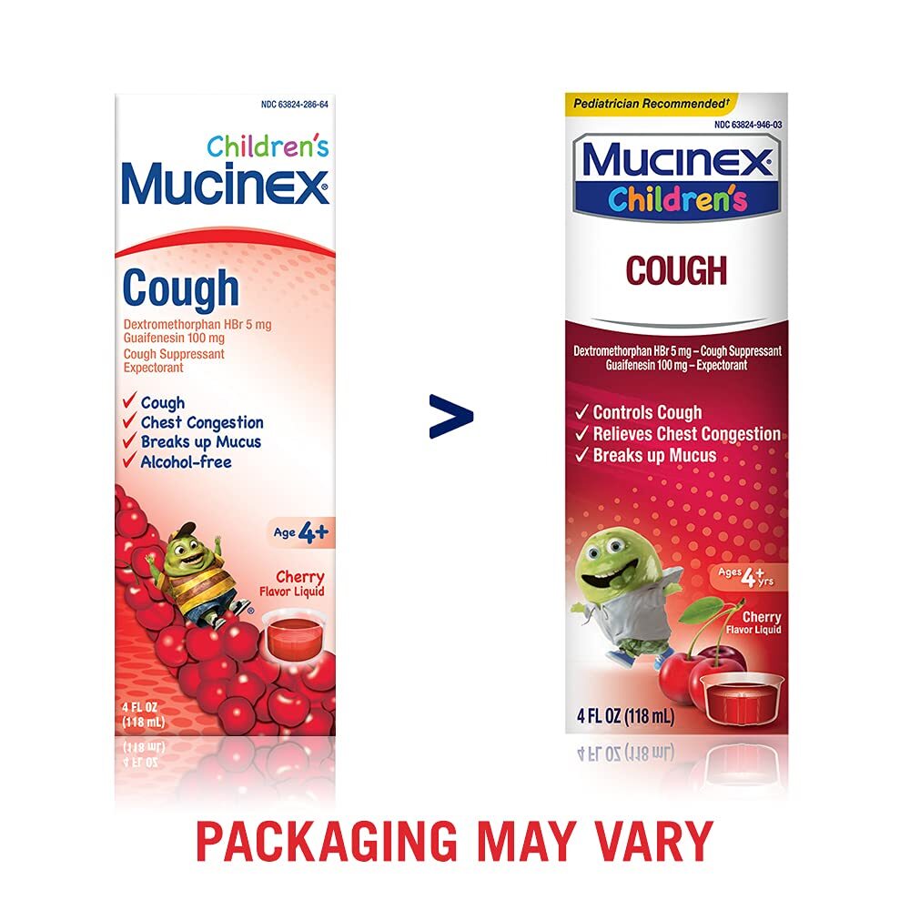 Mucinex Children's Cough Ages 4 Years Cherry 4oz EA for sale online | eBay