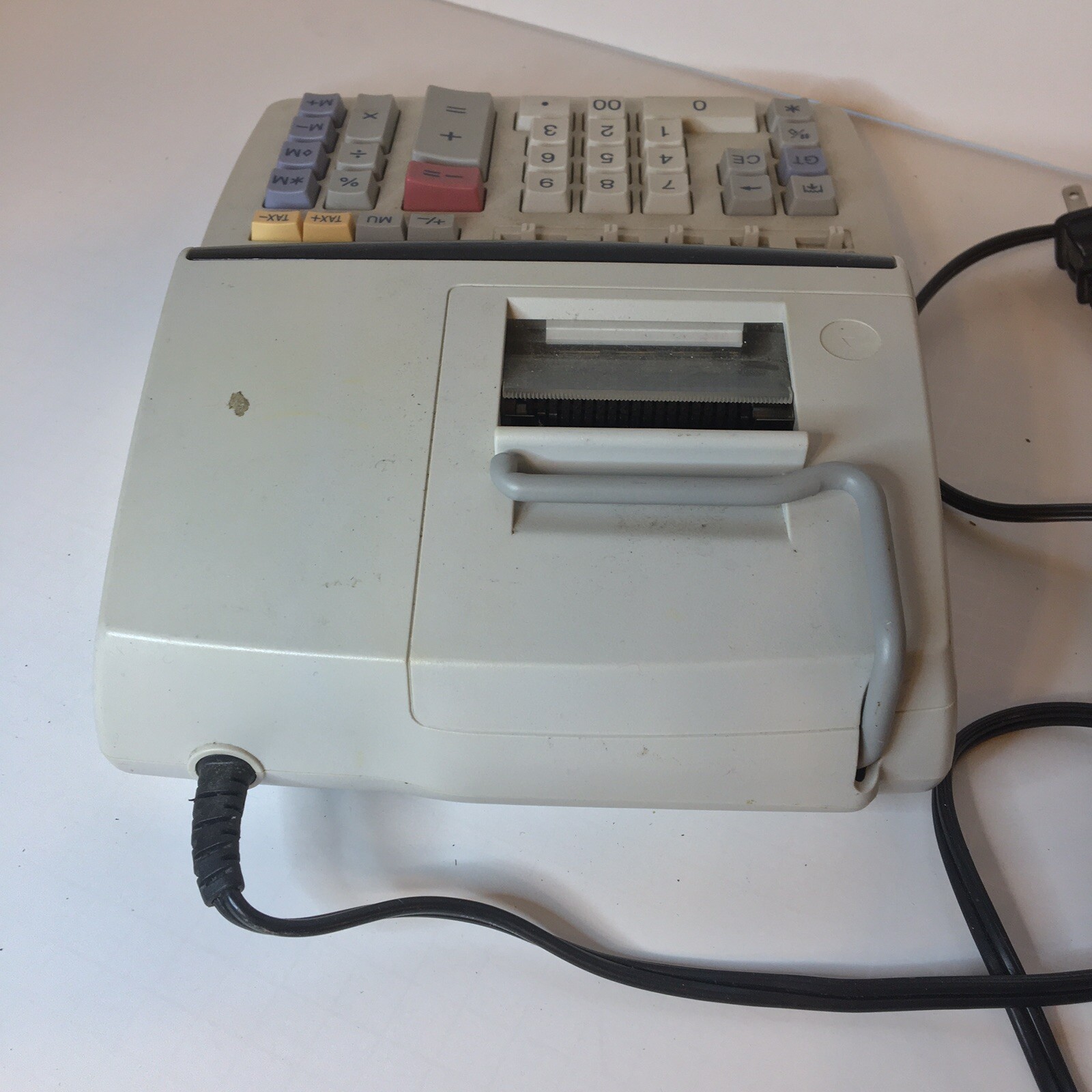 Sharp EL-1197P 12- Digit Electrical 2 Color Printing Calculator ...