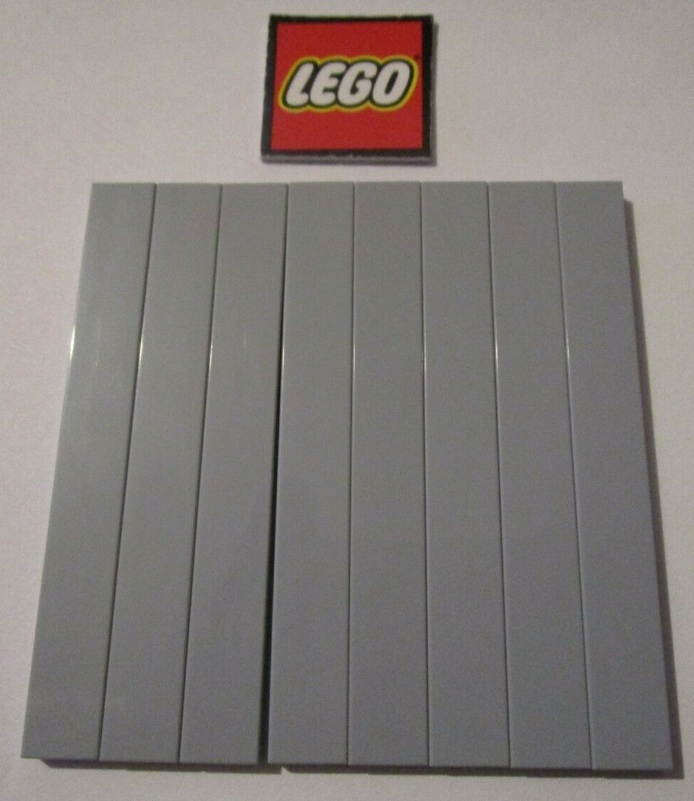 LEGO 1x8 Tiles (Packs of 8) - Choose Tile Colour covers 8x8 - Design ...