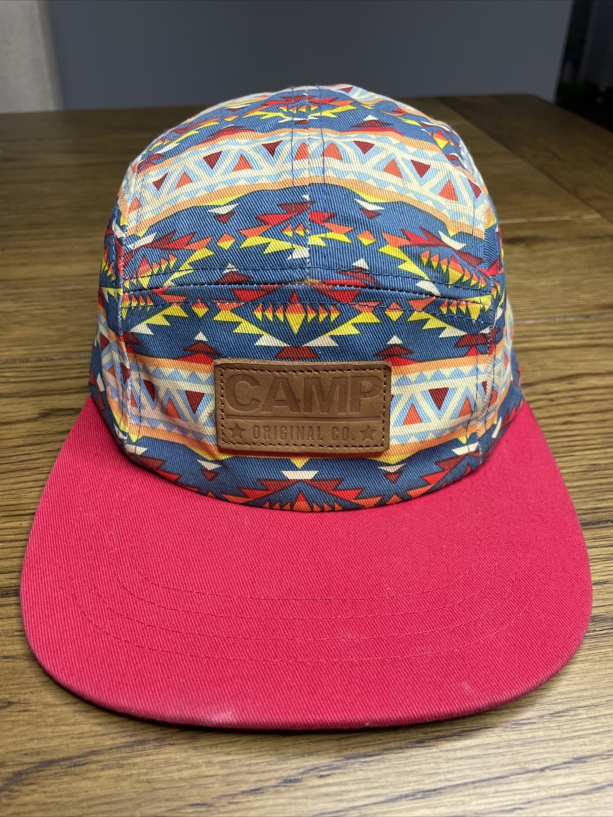 Camp Headwear Original Co 5 Panel OSFM Colorful Design Astec Tribal Hat ...