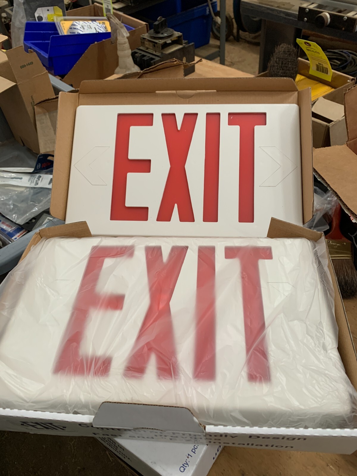 Sure-Lites HL0201B2GW-ESP FBA_LPX7 LED Exit sign - Lot of 3 NIB | eBay