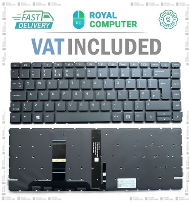 HP ProBook 440 G8 G9 445 G8 G9 650 G8 Laptop V195246EK1 UK Keyboard ...