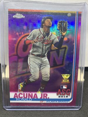 Ronald Acuna 2019 Topps Chrome Pink Refractor ASG Atlanta Braves | eBay