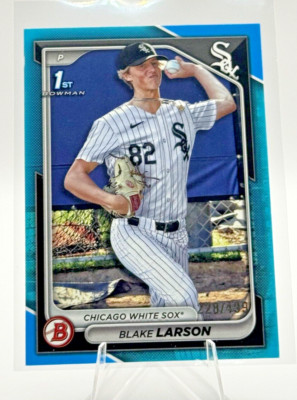 Blake Larson 2024 Bowman Draft Base Parallel Sky Blue 228/499 | eBay