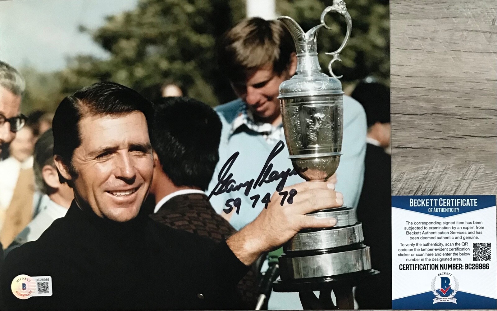 Gary Player Autographed Memorabilia | Signed Photo, Jersey ...