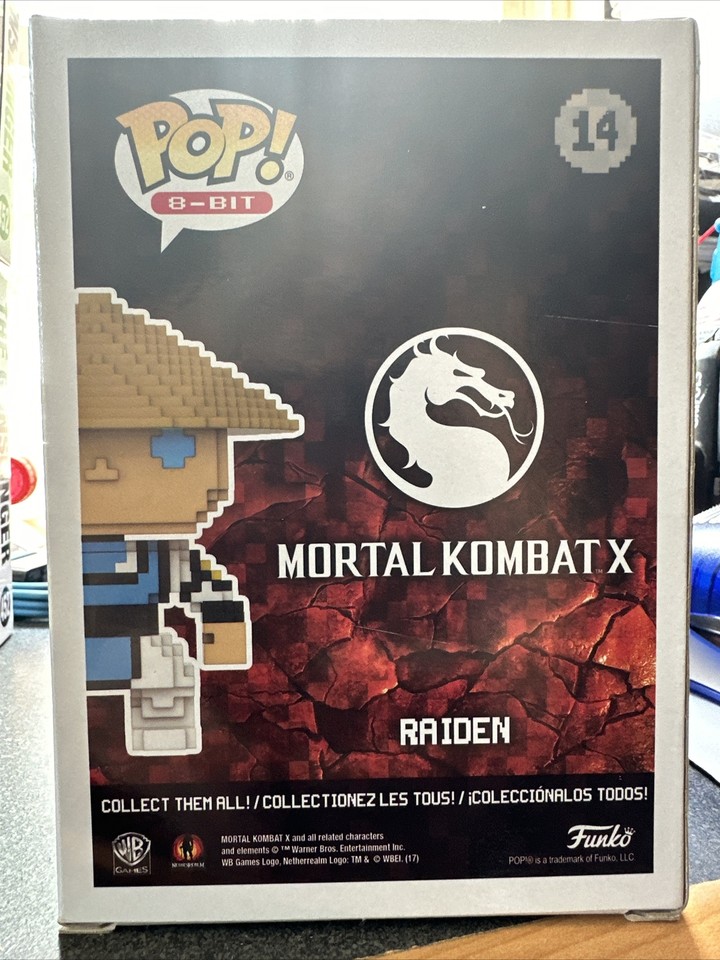 Funko Pop! 8-Bit Raiden #14 Mortal Kombat X Gamestop Exclusive | eBay