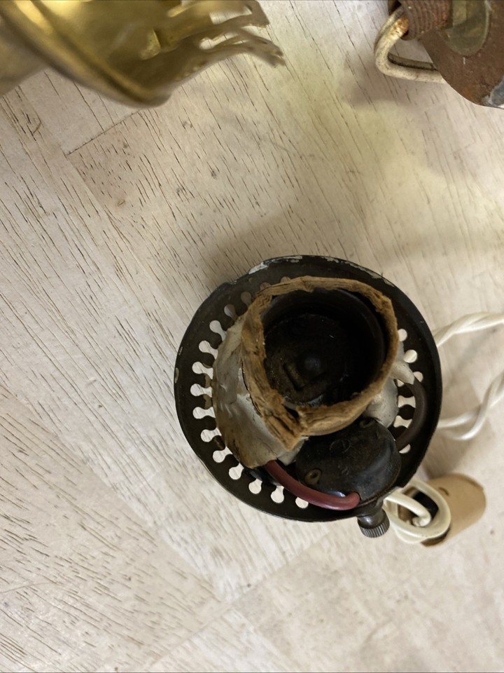 Oil lamp burner Electric converter adapter Aladdin Rayo lot of 5 ...