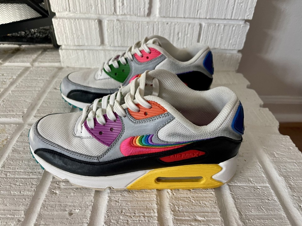 Nike Air Max 90 Be True White Multicolor Shoes 6.5 Men's/8 Women's ...