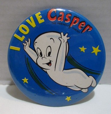 I Love Casper The Friendly Ghost button pin | eBay