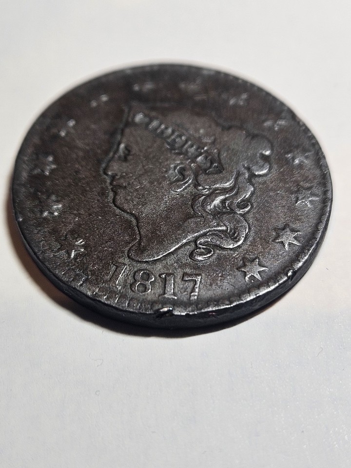 1817 CORONET HEAD HIGHGRADE LARGE CENT PENNY OLD US COINS | eBay