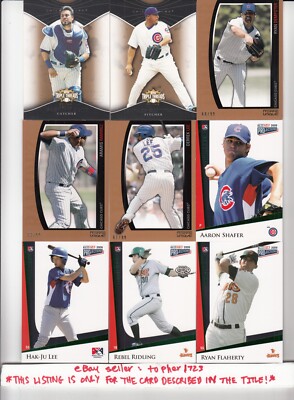 (BR) 2009 Tristar Projections Green Parallel #12/50 RYAN FLAHERTY #225 ...