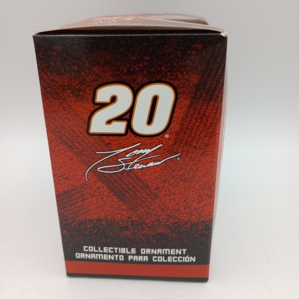 Tony Stewart #20 Home Depot Race Car Stand Banner NASCAR Ornament ...