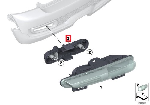 Genuine Bulb Holder MINI Cooper R56 R57 R58 R59 Coop.S JCW Cooper S ...