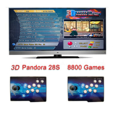 29800 Games Pandora`s Box Plus 3D Arcade Retro Video Game Console Split ...