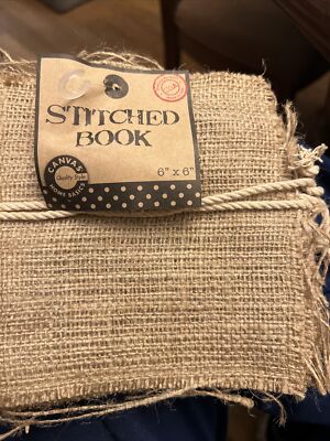 6x6 Canvas Home Basics Fabric Stitched Book 8 Pages | eBay