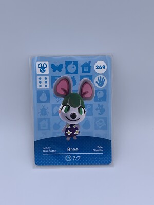 269 Bree - Series 3 Animal Crossing Amiibo Card Unscanned And Genuine ...