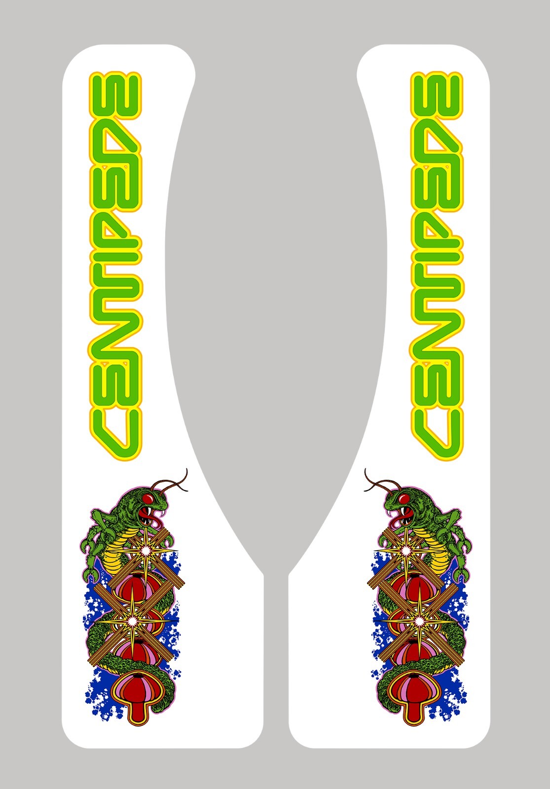 1up Centipede Arcade Cabinet Graphics Partycade Side Art | eBay