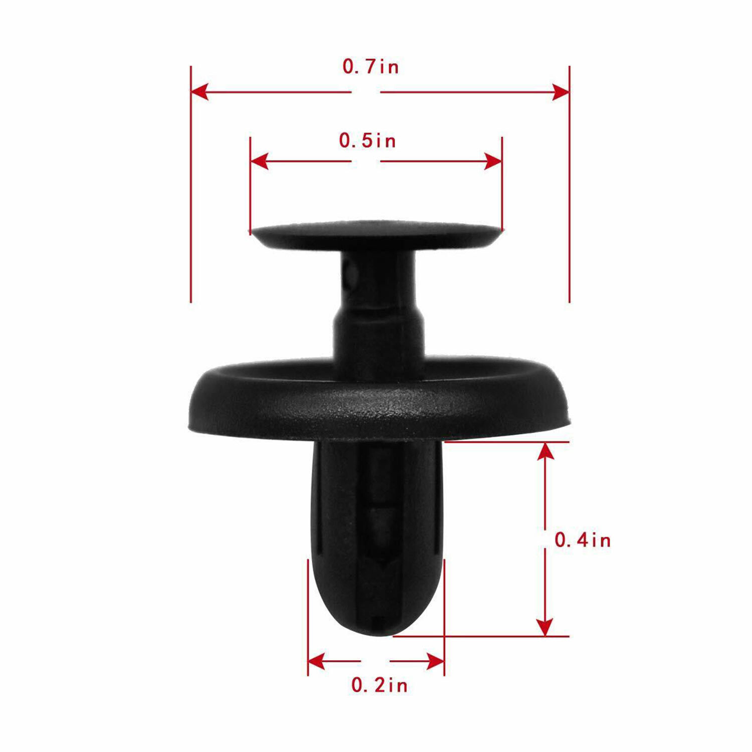 100x Bumper Clips Fender Push Rivets Retainer Fasteners For TOYOTA ...