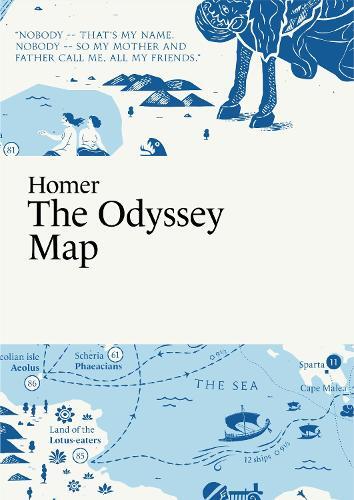 Martin Thelander Homer, The Odyssey Map (Map) Literary Maps Series | eBay