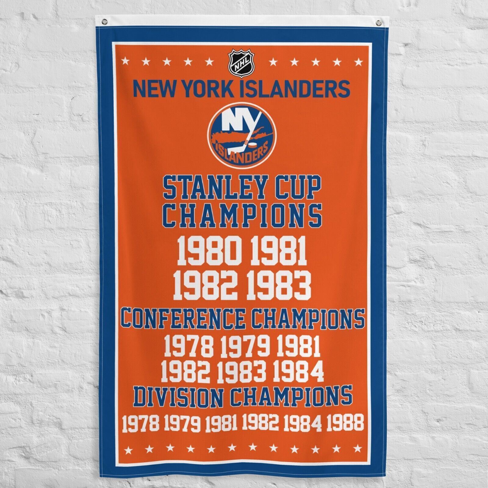 For New York Islanders 3x5 ft Banner NHL Hockey Stanley Cup Champions ...