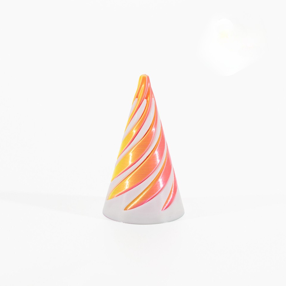 3d Printed Fidget Cone Toy Impossible Pyramid Passthrough Sculpture ...