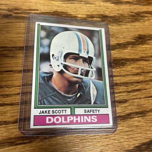 1974 Topps #305 Jake Scott MIAMI DOLPHINS | eBay