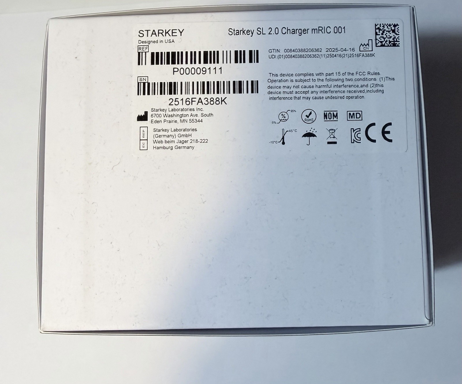 Starkey mRIC Standard Charger.. New In Box..Edge..Omega Aids | eBay
