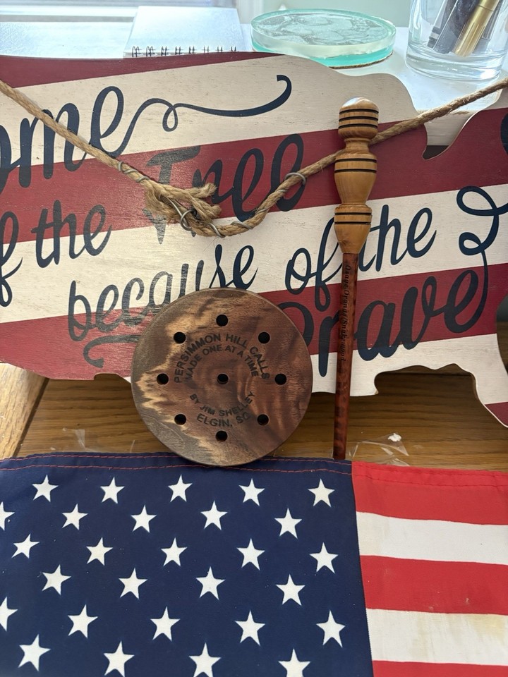 Custom MAGA slate over glass Turkey Call With Premium Striker | eBay