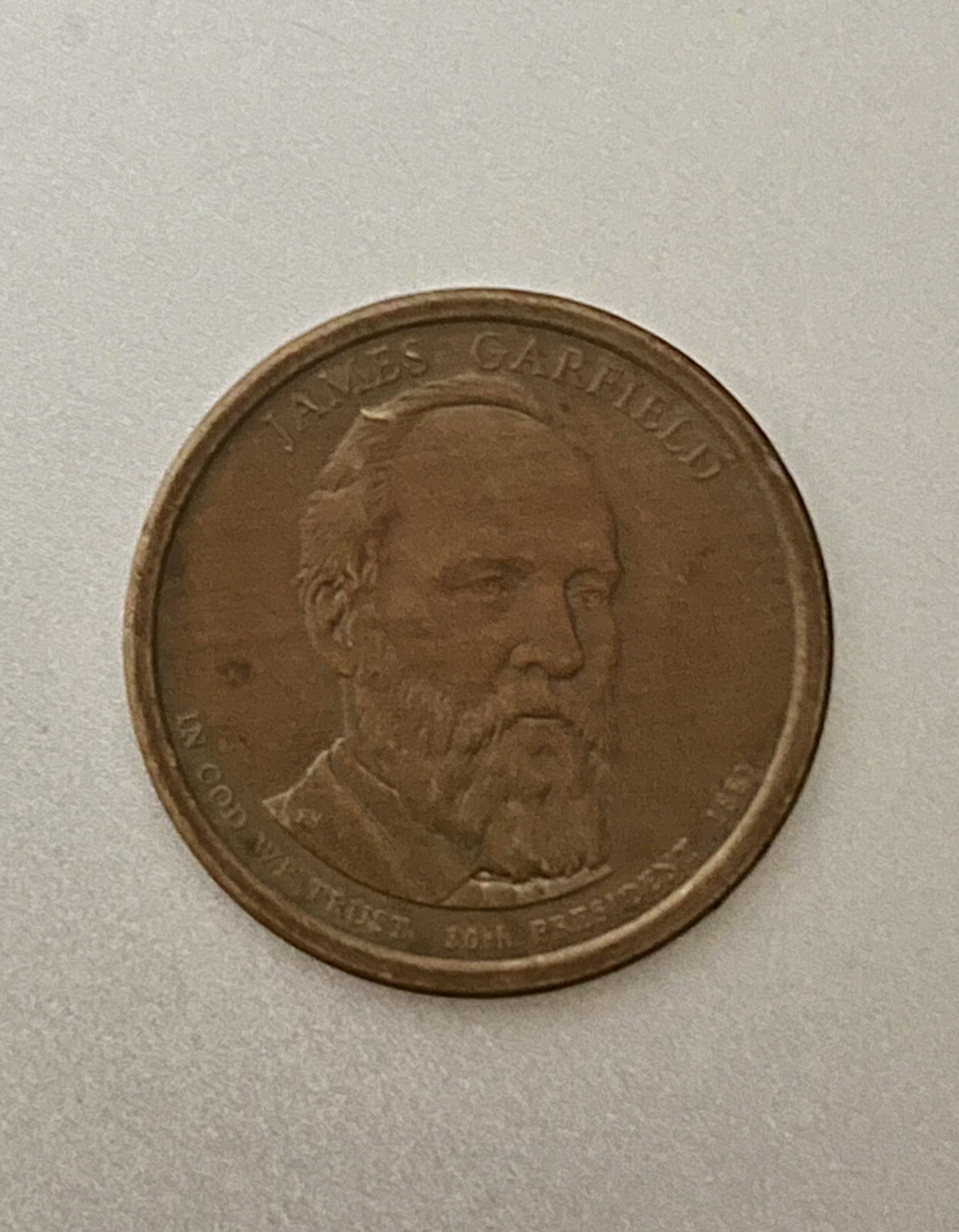 James Garfield U.S. President 1881 One Dollar Coin | eBay